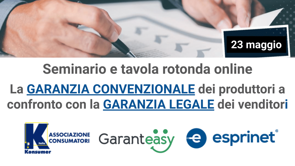 Prenotazione evento | Le Ultime News | GARANTEASY - Garanzia Semplice